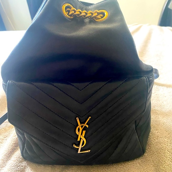 Yves Saint Laurent | Bags | Ysl Black Backpack | Poshmark